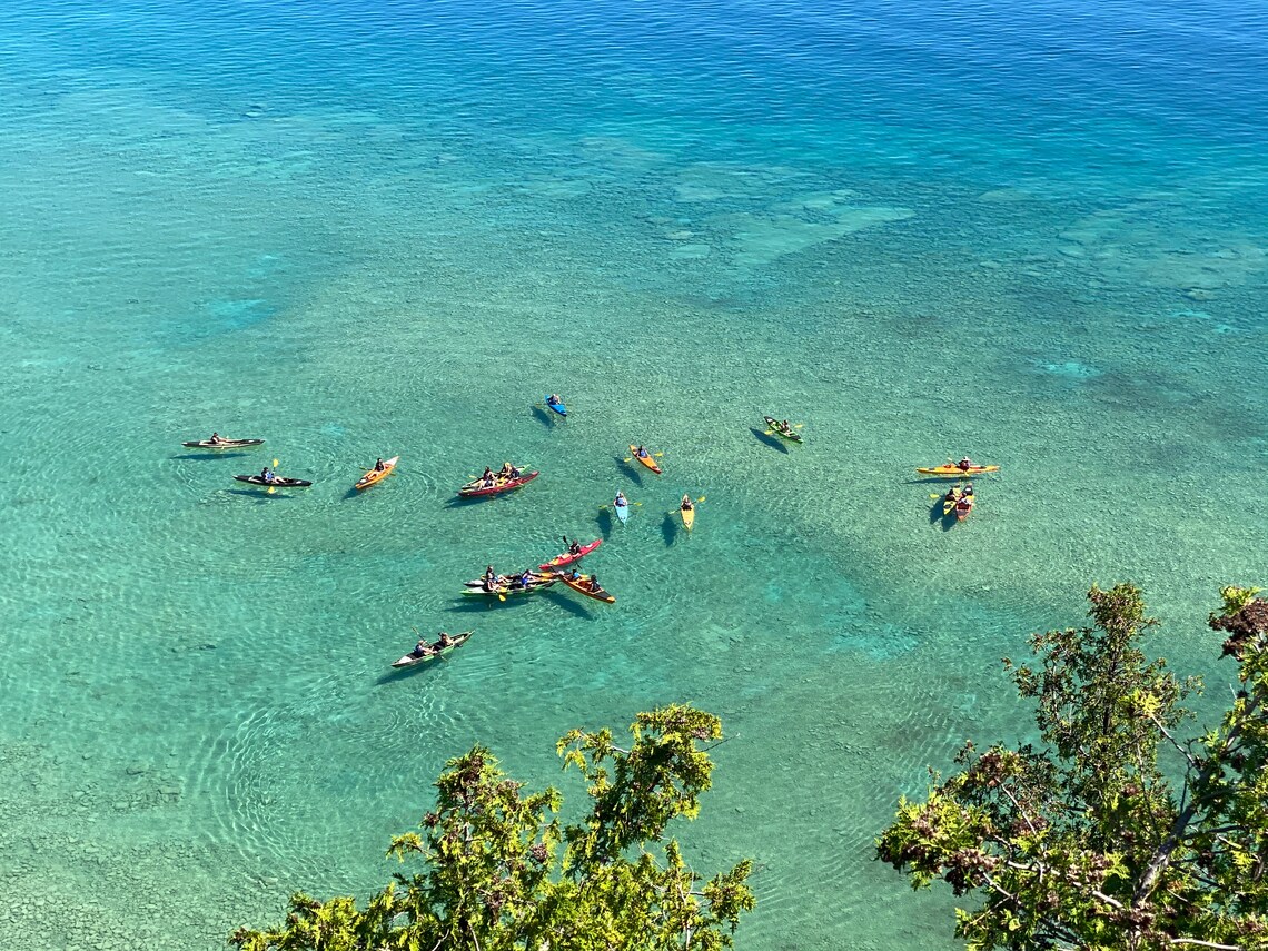 Kayaks at Arch Rock Photography Print - Etsy