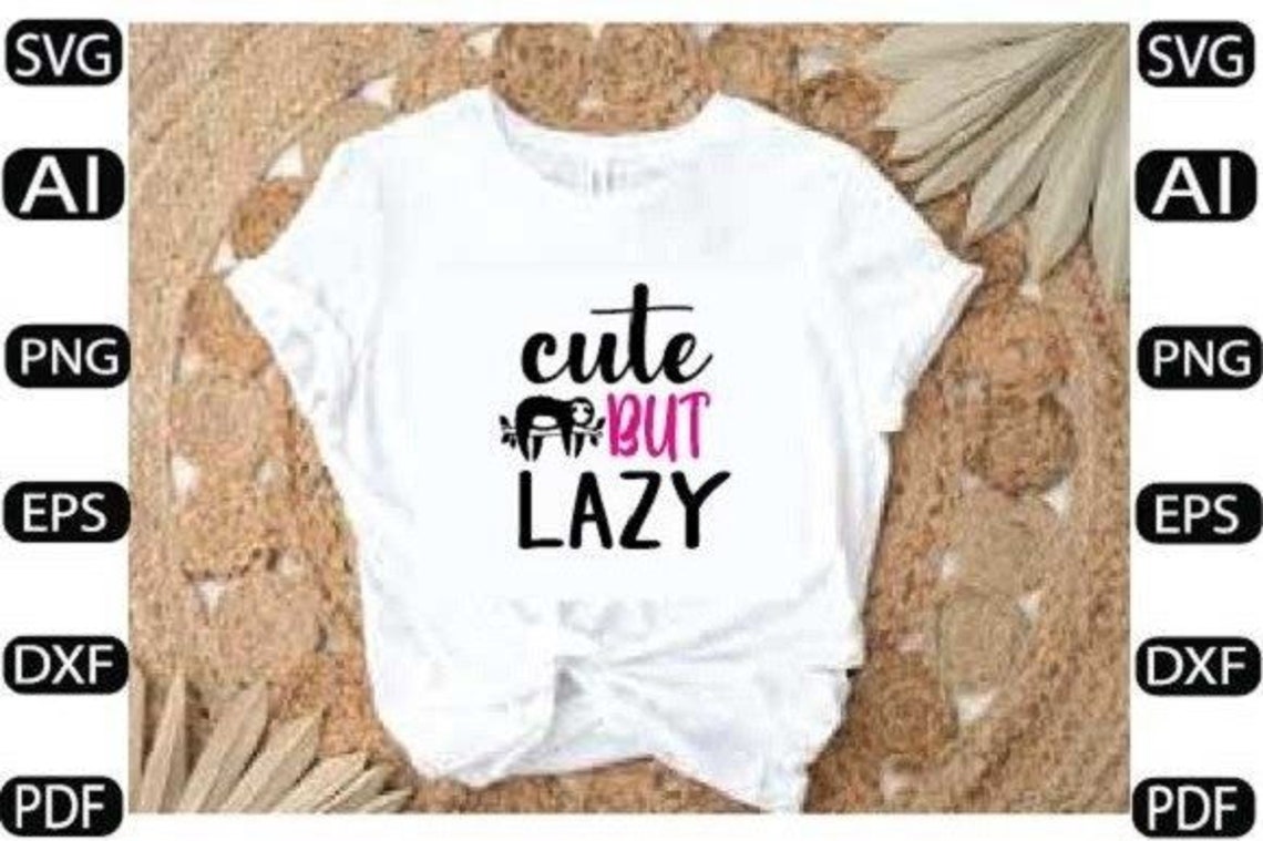 Lazy Sloth SVG Collection - Etsy