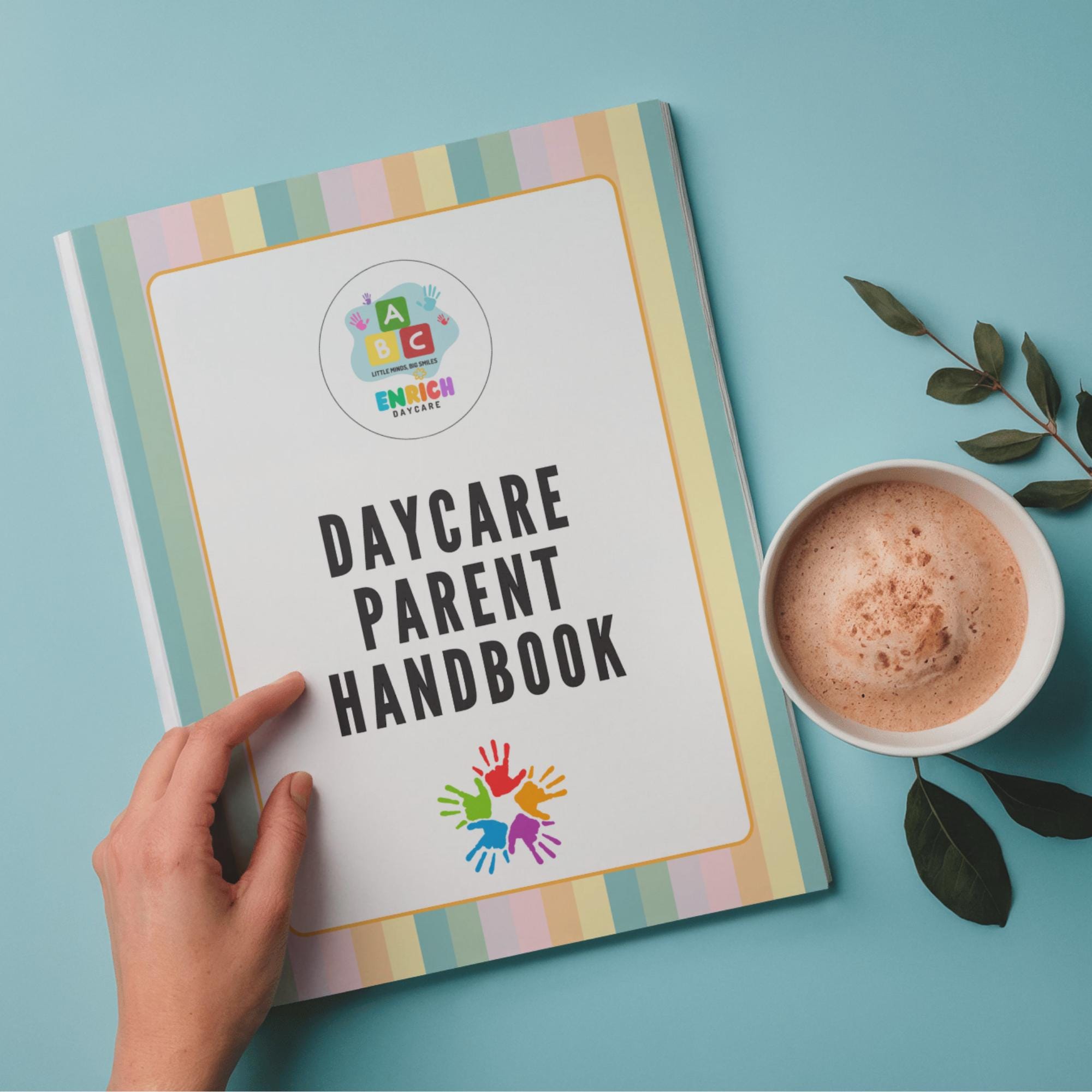 Editable Daycare Parent Handbook Template, Childcare Policies ...