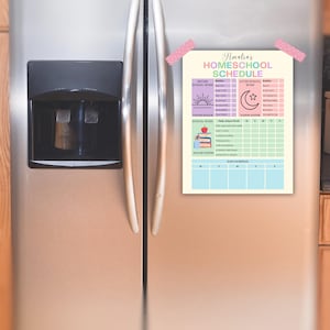 Editable Homeschool Schedule, Kids Homeschool Planner for Kids ...