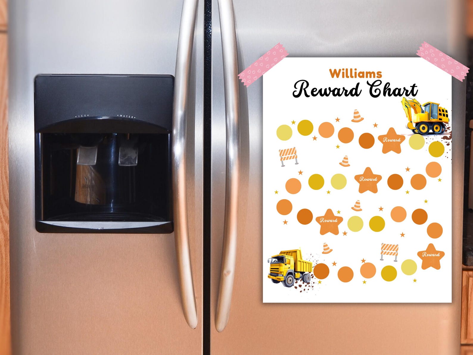 Printable Kids Reward Chart: Potty Training Tracker (editable Canva ...