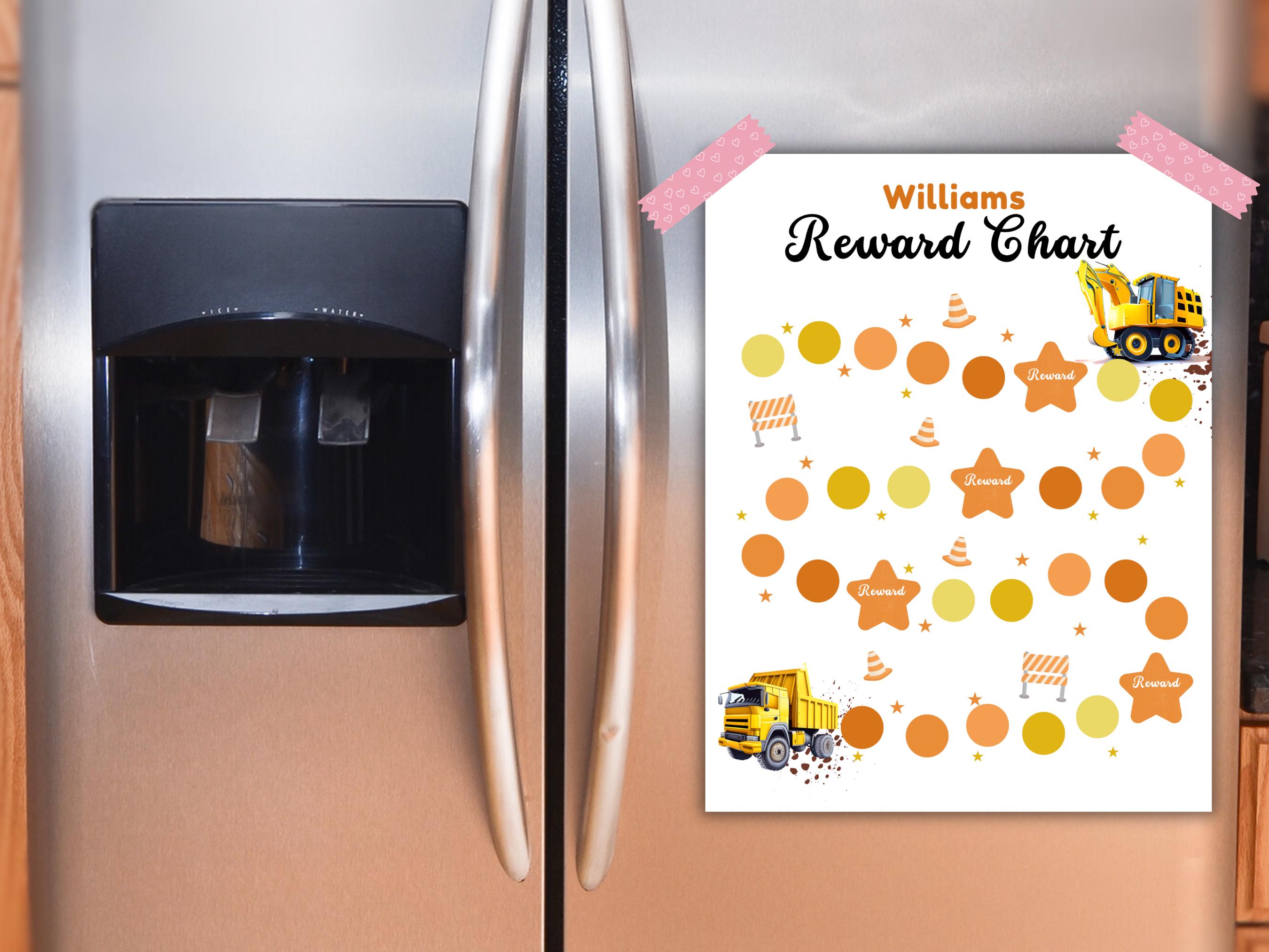 Printable Kids Reward Chart: Potty Training Tracker (editable Canva ...