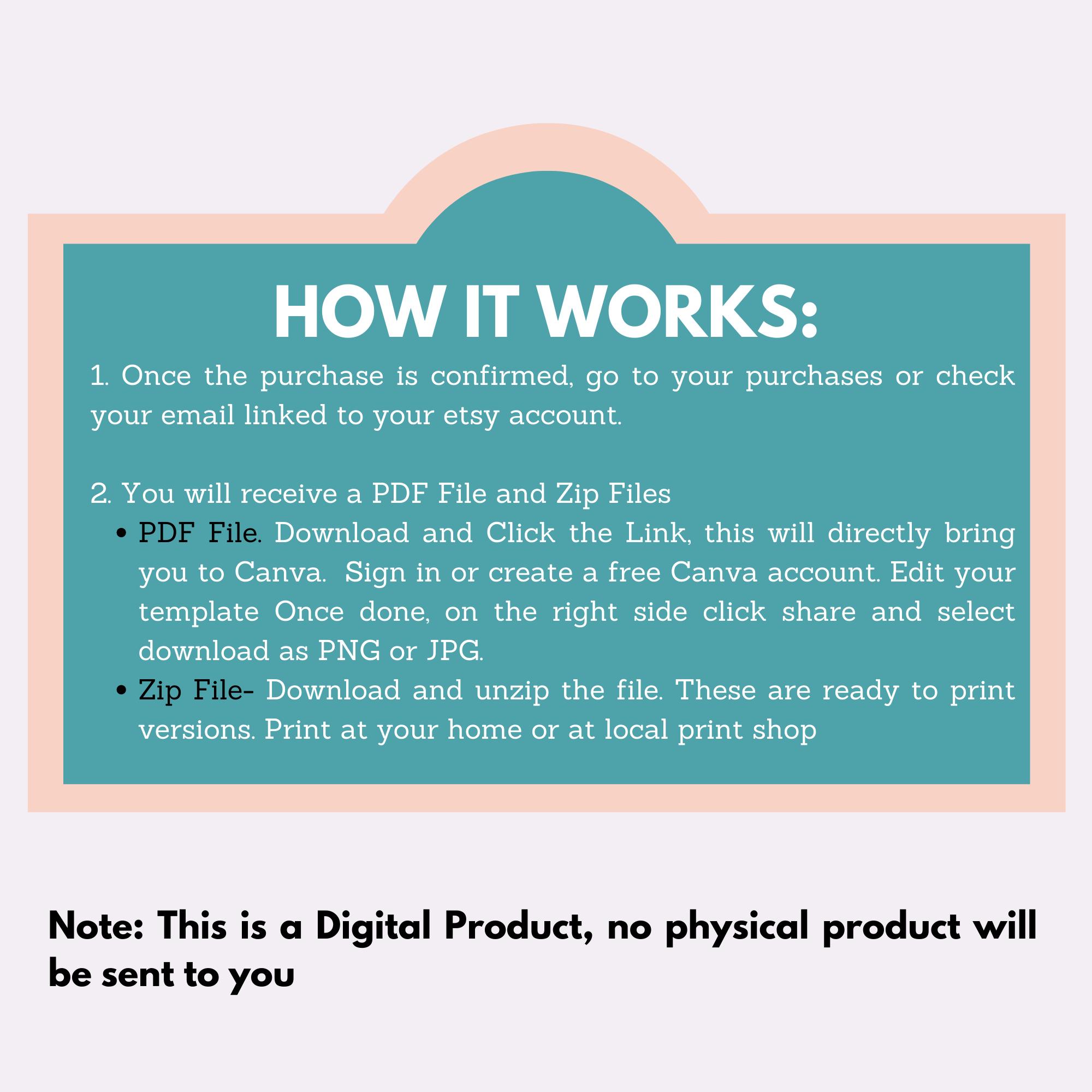 Editable Kids School Routine Chart, Daily Checklist (digital Download ...