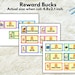 Kids Behavior Chart, Reward Coupons, Editable Template (digital ...