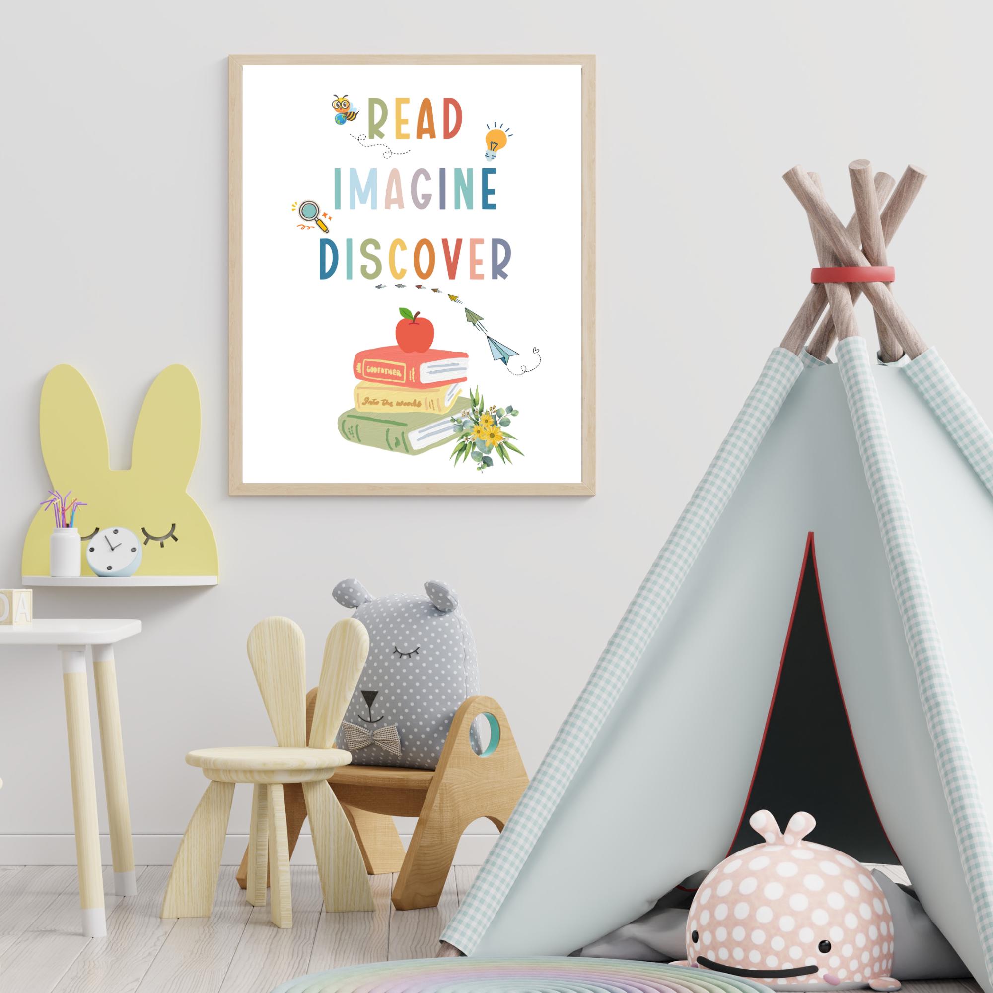 Reading Poster, Reading Poster for Homeschool, Homeschool Decoration ...