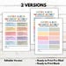Editable Anger Management Chart for Kids, Emotions Management, Calming ...