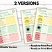 Editable Kids Daily Checklist: School Routine Chart (digital Download ...