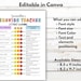 3-strike Behavior Chart: Kids Consequence Tracker (editable Canva ...