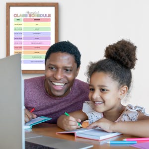 Editable Homeschool Schedule for Multiple Kids, Homeschool Checklist ...
