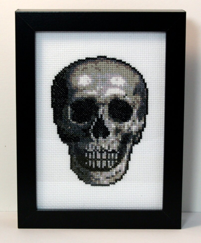 DIY Skull - .pdf Original Cross Stitch Pattern - Instant Download - Etsy