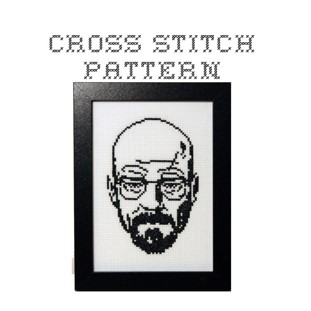 DIY Walter White - Breaking Bad - .pdf Original Cross Stitch Pattern ...