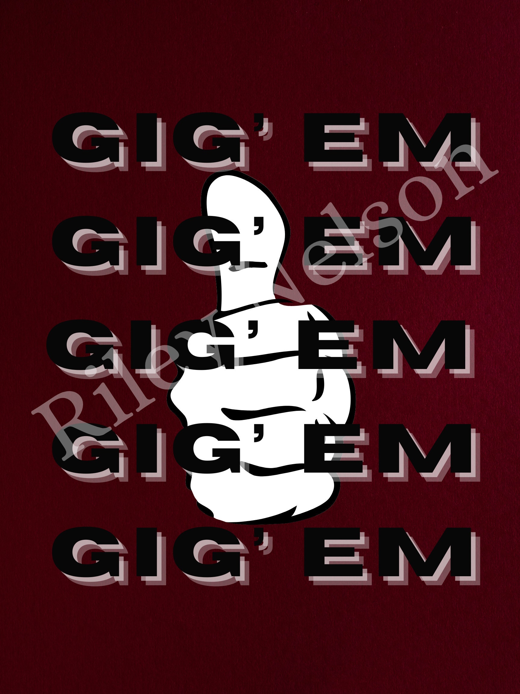 Texas A&M Spirit: Campus Landmarks Poster, Gig'em Poster - Etsy