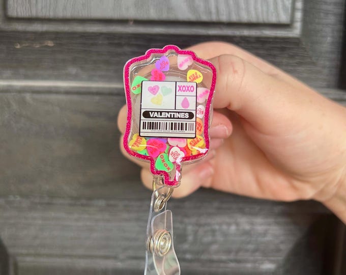 Sweetheart Valentines Badge Reel - Valentines Day Badge Reel - Shaker ...