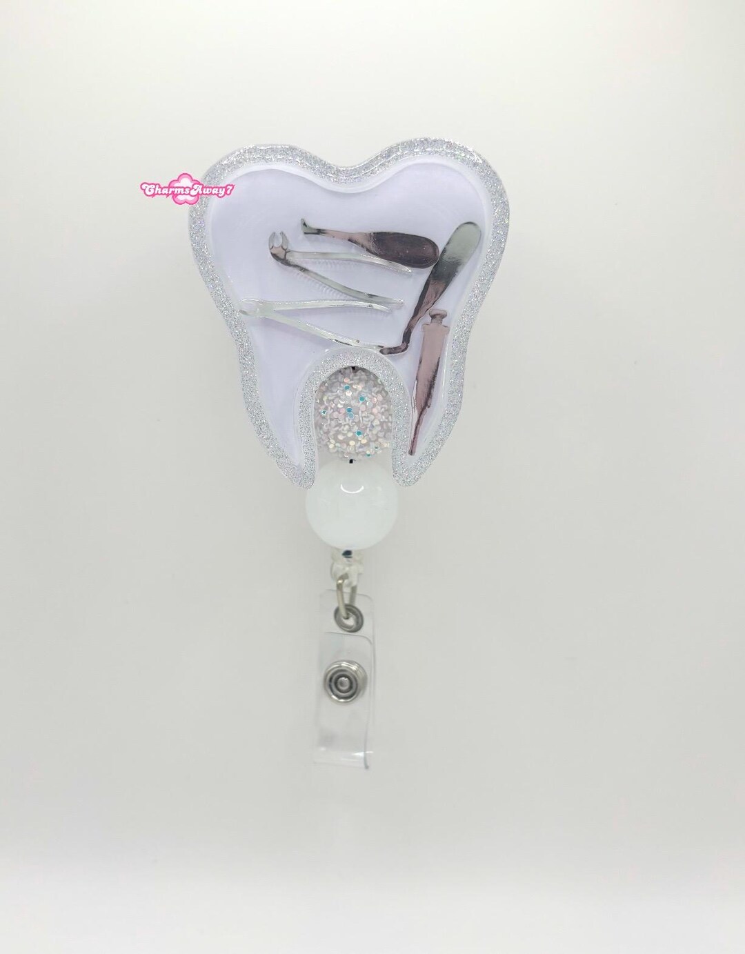 Wisdom Tooth Badge Reel - Dental Assistant Badge Reel - Shaker Badge ...