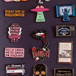 Halloween Pins [retro] [spooky] [horror] - Etsy