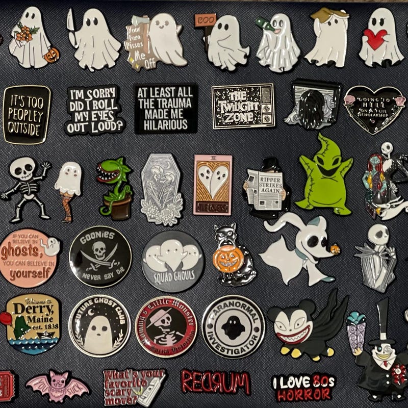 Horror Pins for Leather - Etsy