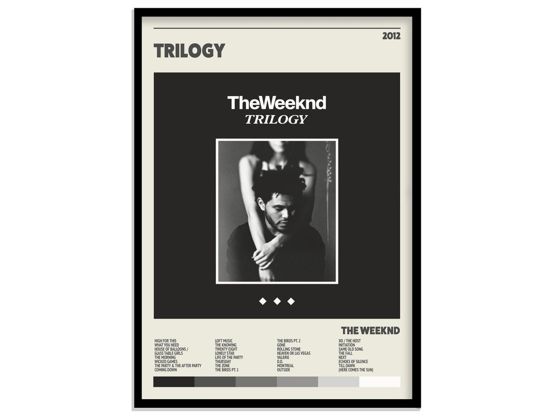 The Weeknd - Trilogy - Retro Music Poster Print - Frame Not Included - Etsy