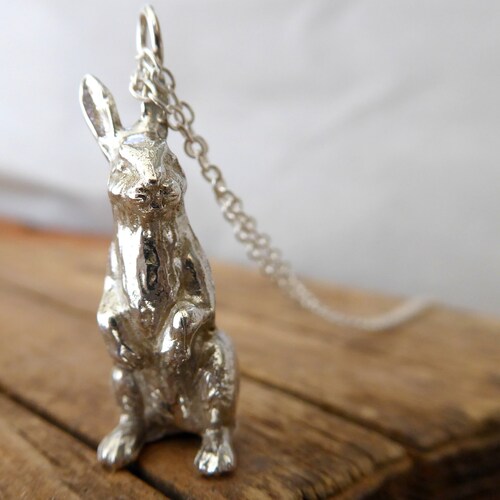 Magic Rabbits Pendant Sterling Silver | Etsy