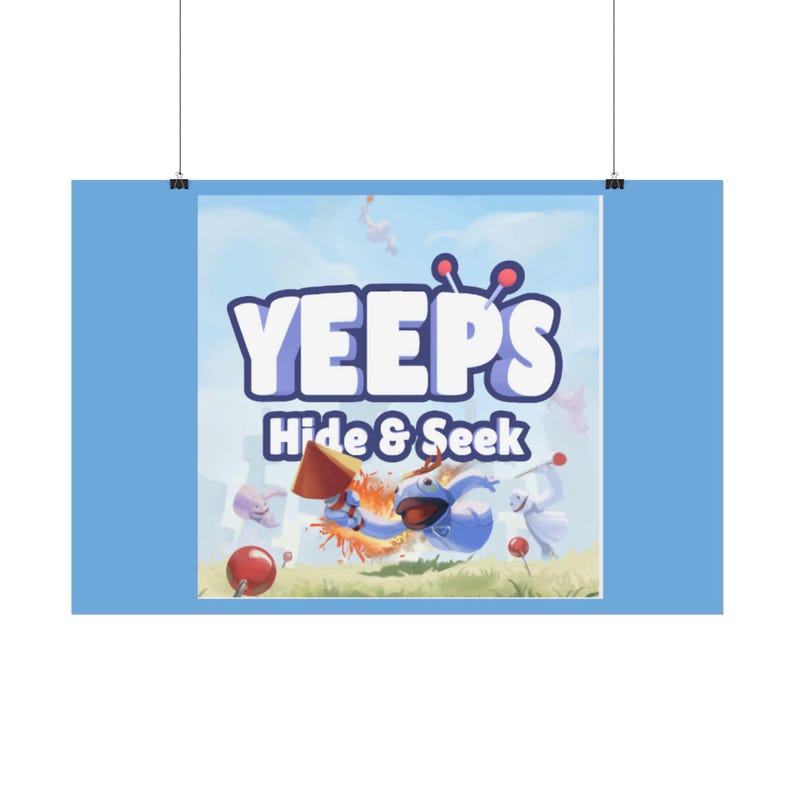 Yeeps Hide and Seek Rolled Poster 30”x20” - Etsy