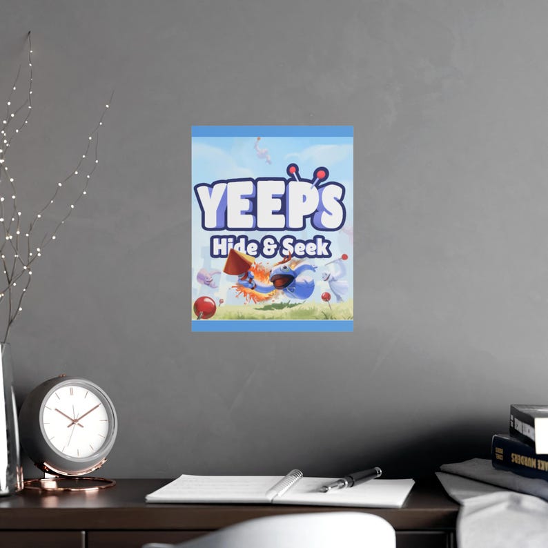 Playful Matte Posters for Kids' Rooms, Wall Art Decor, Fun Gift for ...