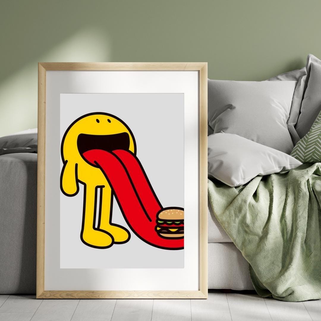 Cartoon Wall Print, Illustration, Cute and Cute Posters, Art Prints ...