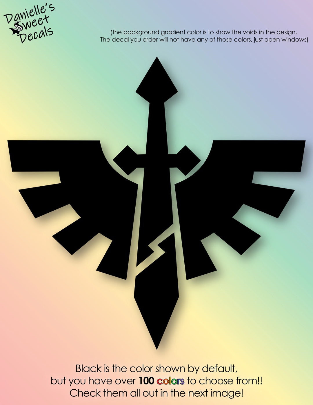 Warhammer 40k Deathwing Decal - Etsy