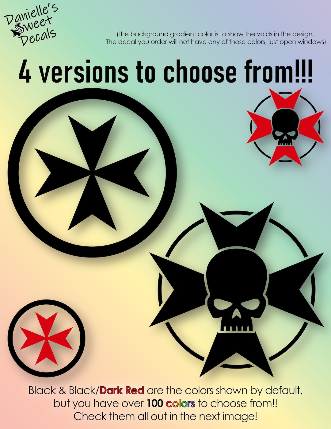 Warhammer 40k Black Templars Decal - Etsy