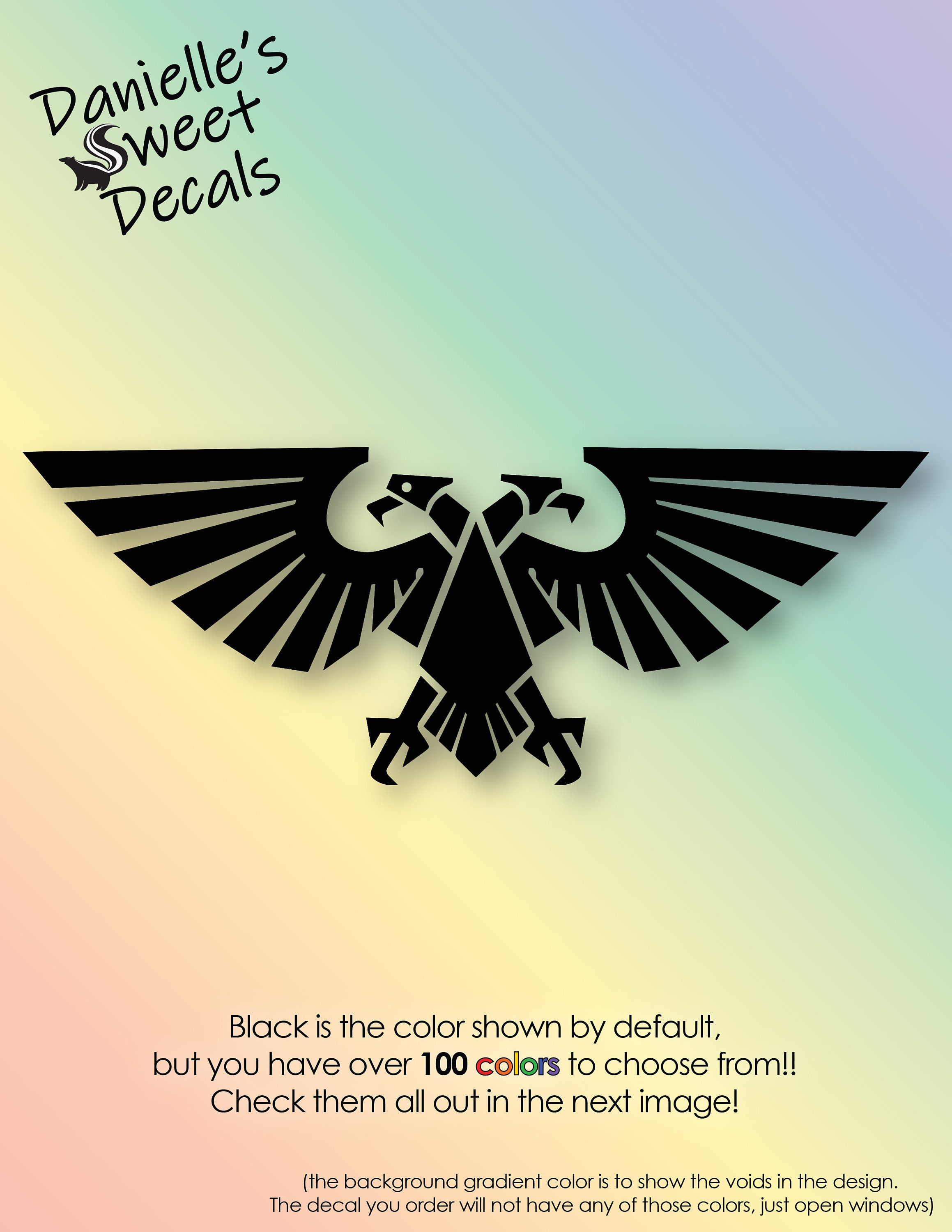 Warhammer 40k Imperial Aquila Decal - Etsy