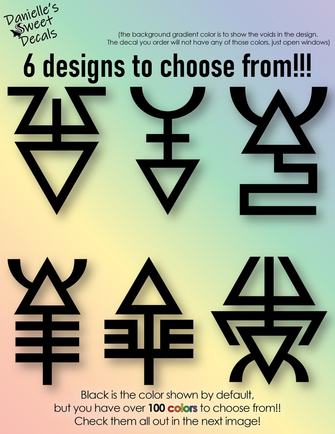 Warhammer 40k Eldar Runes Aspect Decal - Etsy