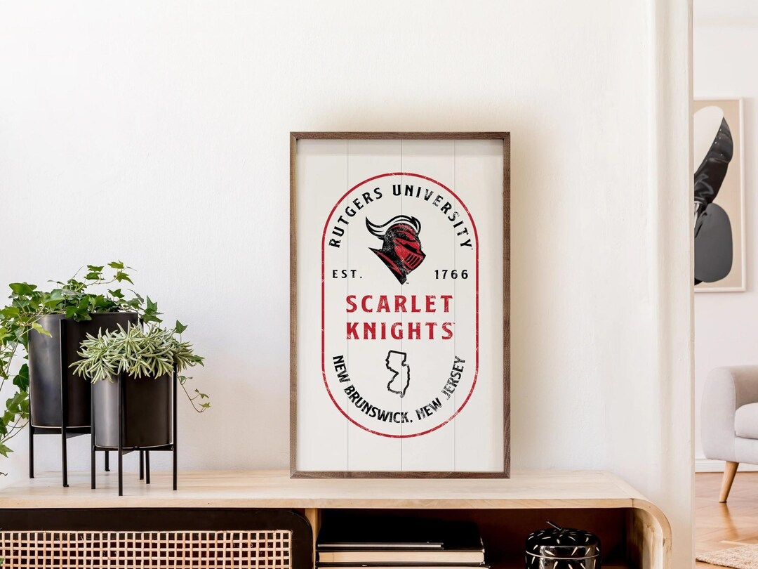 Rutgers Scarlett Knights Wall Art | Rutgers Scarlett Knights Artwork ...