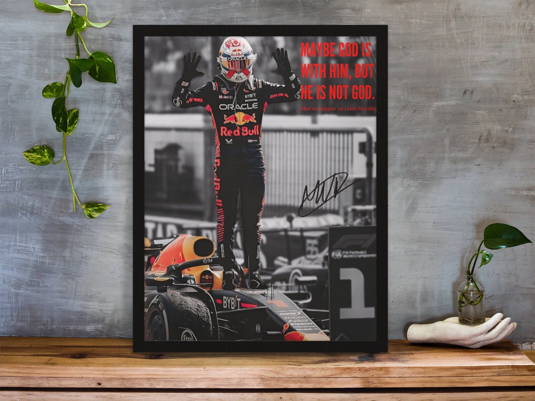 Max Verstappen Poster, F1 Red Bull Poster, Red Bull F1, Formula 1 ...
