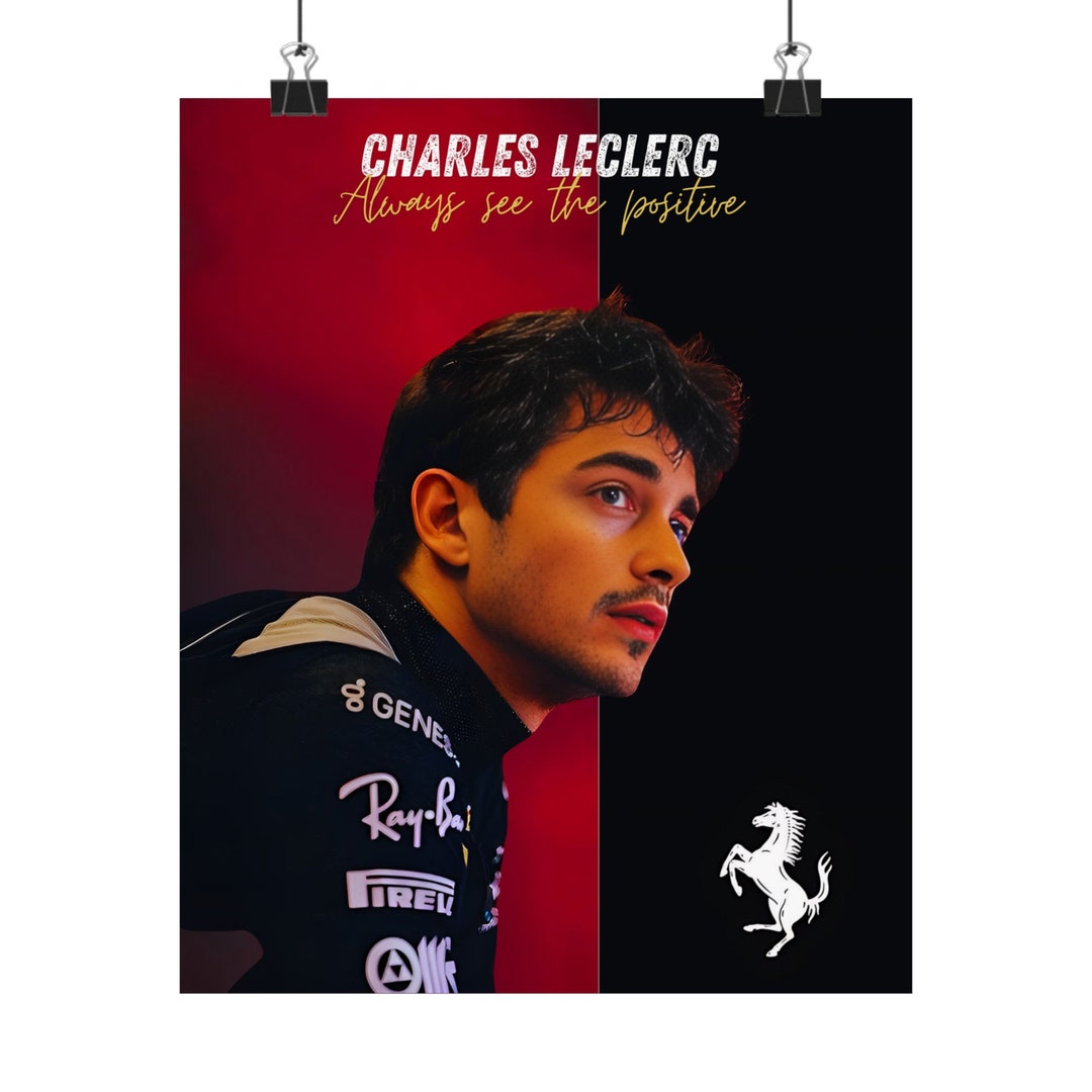 Charles Leclerc Poster, Ferrari F1 Poster, Formula 1 Poster, Charles ...