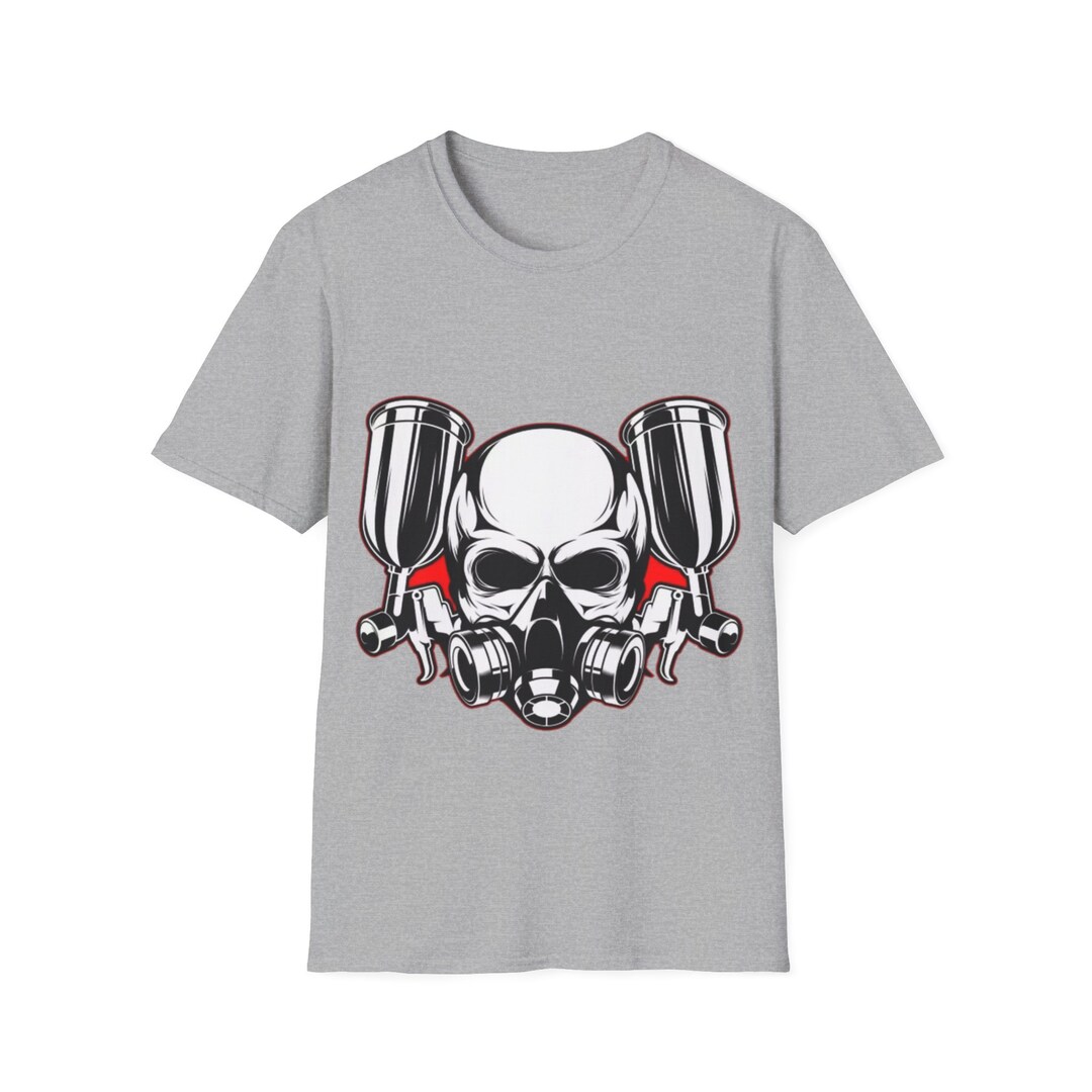 Artistic Skull: the Creative Fusion of Life and Art on a T-shirt - Etsy