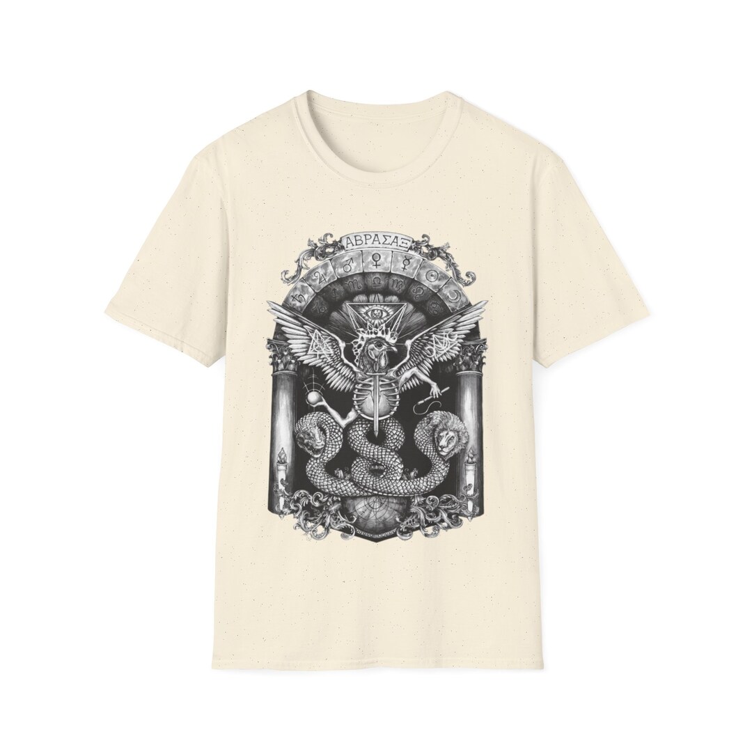 Abraxas Style T-shirt, Ancient God of Everything and Nothing - Etsy