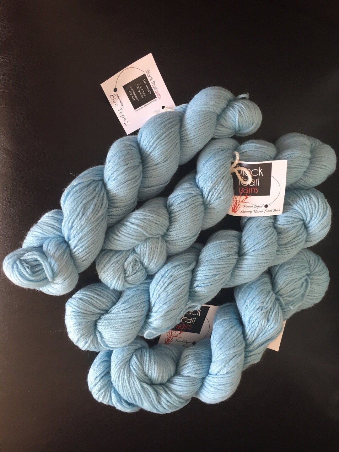 Black Pearl Yarns Cashmere Knitting Yarn DK Blue Topaz - Etsy