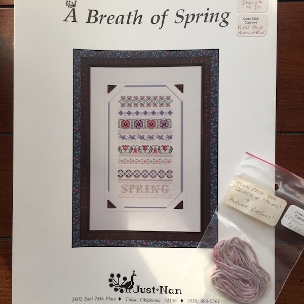 Just Nan Cross Stitch Kit - Etsy