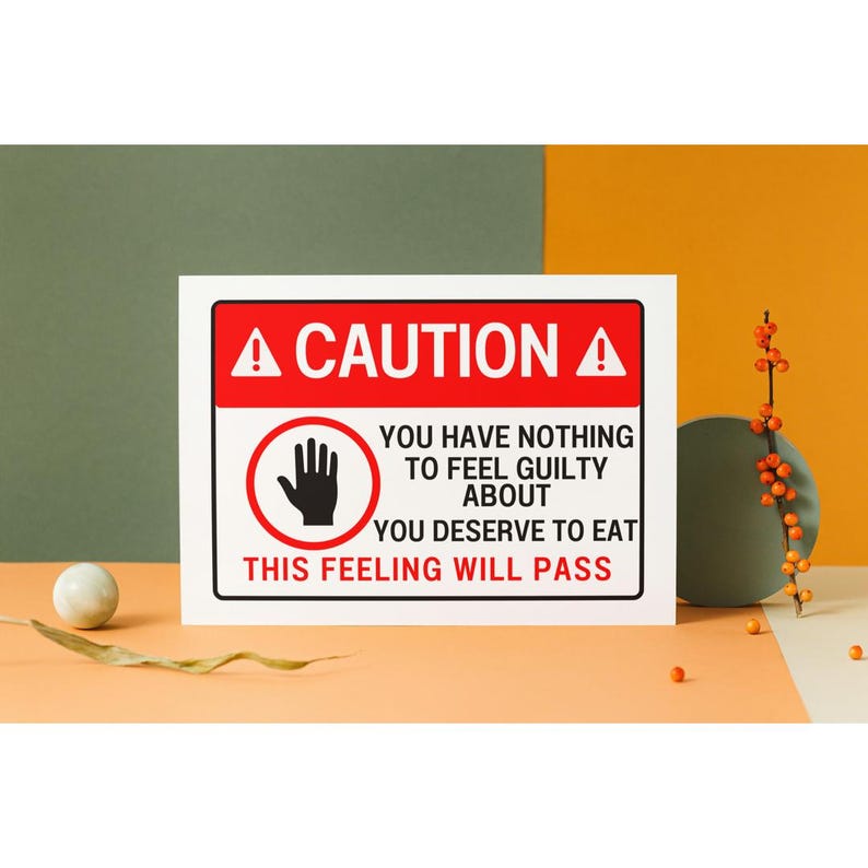 Eating Disorder Recovery, Instant Download Bathroom Reminder, Wall ...