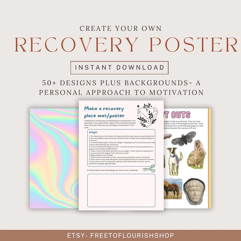 Recovery Posters - Etsy