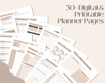 All-in-one Printable Personal Planner Bundle Daily, Weekly, Monthly ...