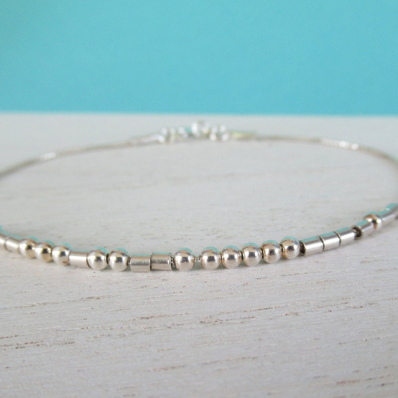 Morse Code Bracelet - Etsy