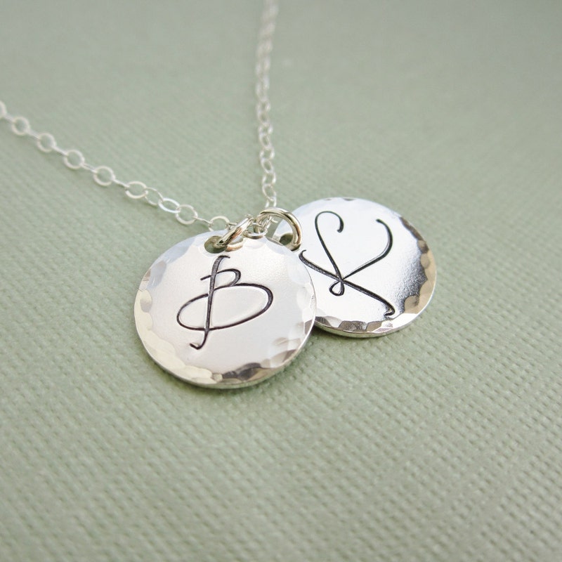 Cursive Necklace - Etsy