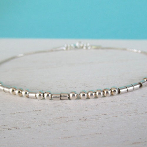 Custom Morse Code Necklace Secret Message Jewelry - Etsy