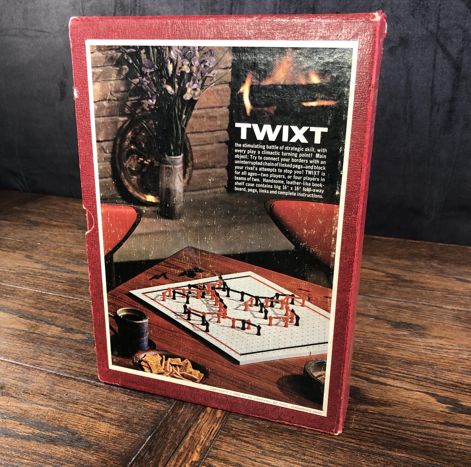 Vintage 1962 Board Game | Twixt Strategy Game for 2 | 3M Bookshelf Game ...