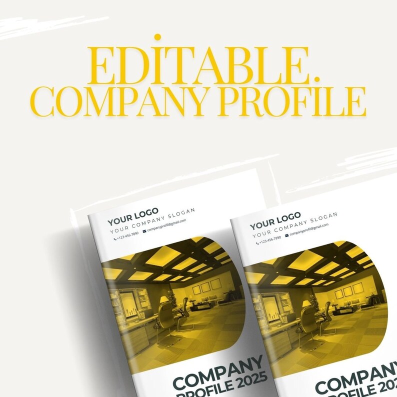 Company Profile Canva Template: Editable Business Brochure Design ...