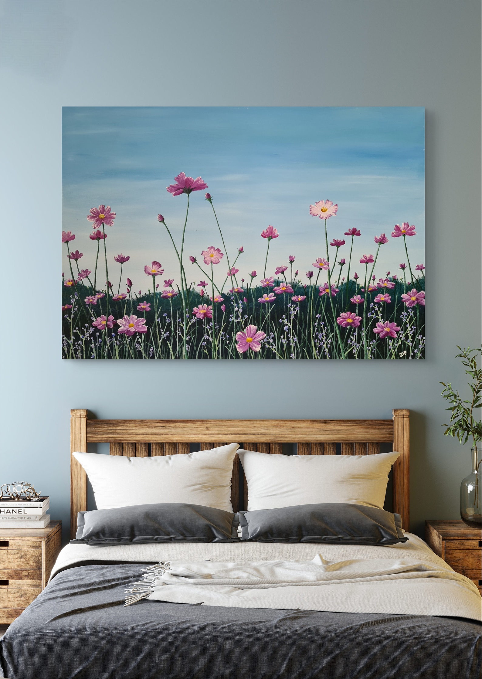 Original Hand-made Acrylic Painting of Spring Blooms Nature's Symphony ...