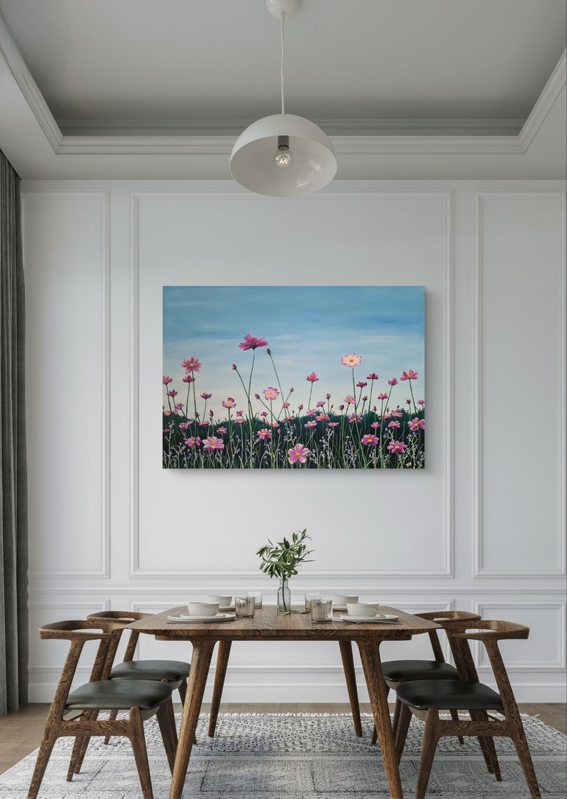 Original Hand-made Acrylic Painting of Spring Blooms Nature's Symphony ...