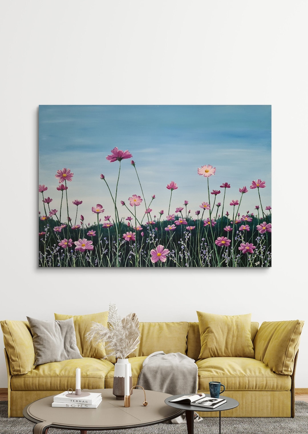 Original Hand-made Acrylic Painting of Spring Blooms Nature's Symphony ...