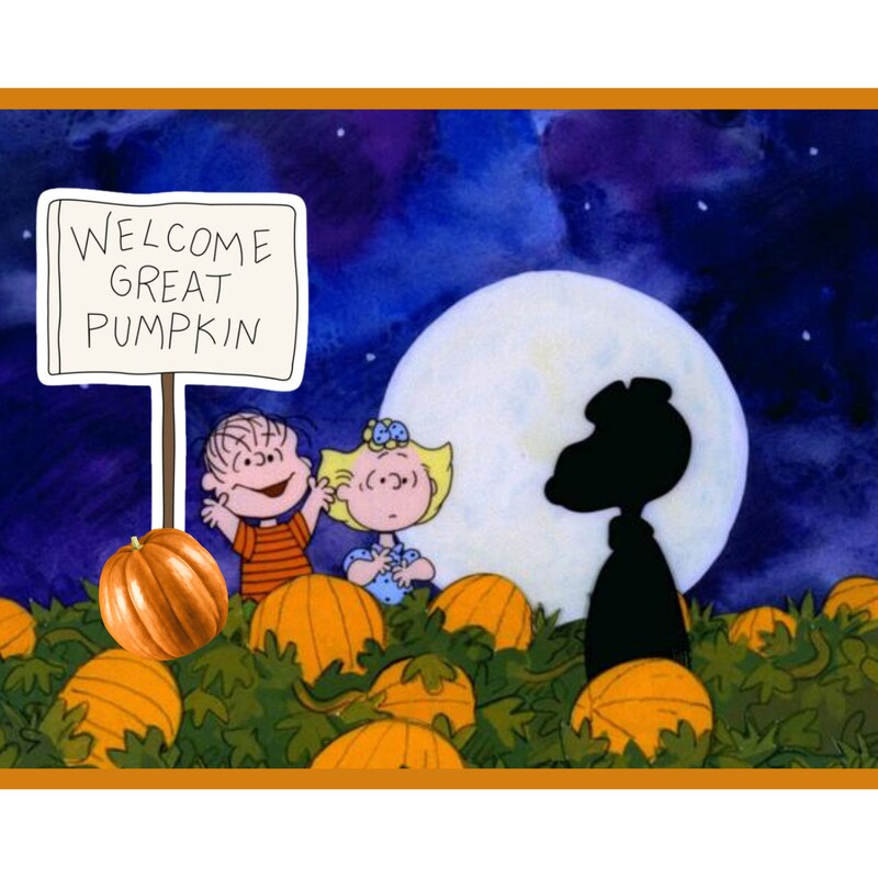 Welcome Great Pumpkin - Etsy