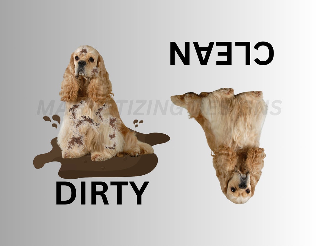 Cocker Spaniel Clean Dirty Dishwasher Flexible Magnet - Etsy