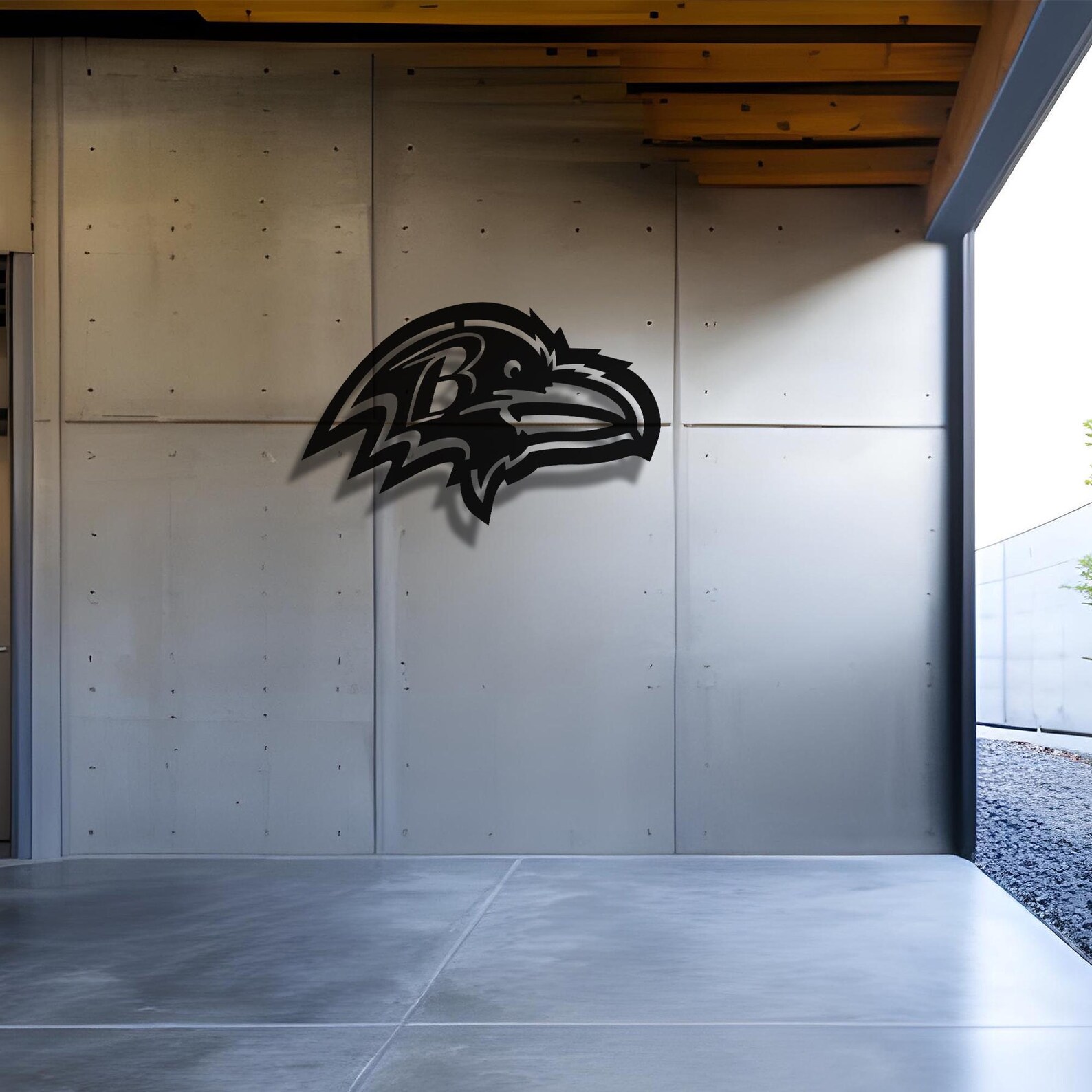 Baltimore Ravens Metal Wall Art: Football Fan Gift, Illuminated LED ...